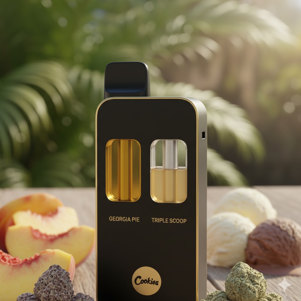 Cookies – THCA Dual-Chamber Disposable – Georgia Pie & Triple Scoop ...